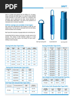 Casing Dimensions and Bit Clearance Chart | PDF