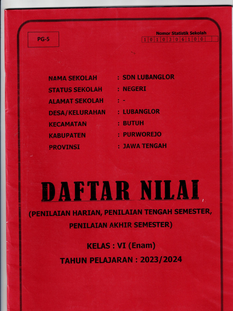 Daftar Nilai | PDF