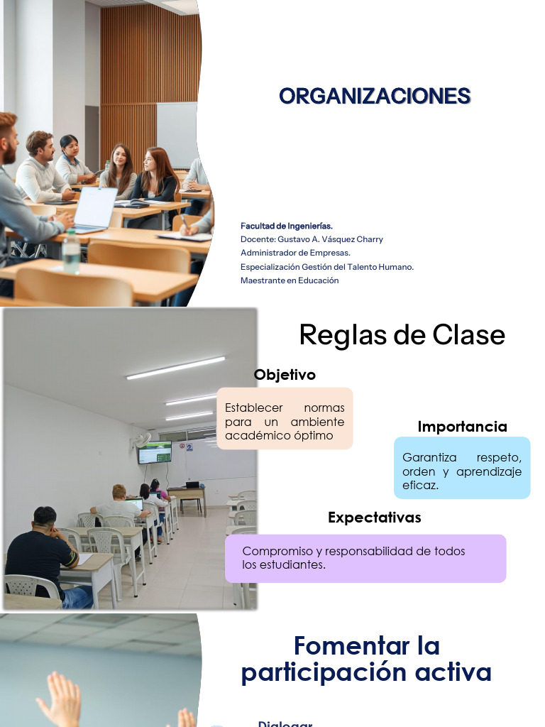 Normas para un Ambiente Académico Eficaz | PDF | Comunicación | Aprendizaje