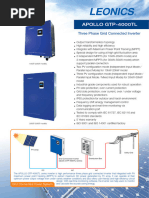 Microtek On Grid Inverters Datasheet | PDF | Power Inverter ...