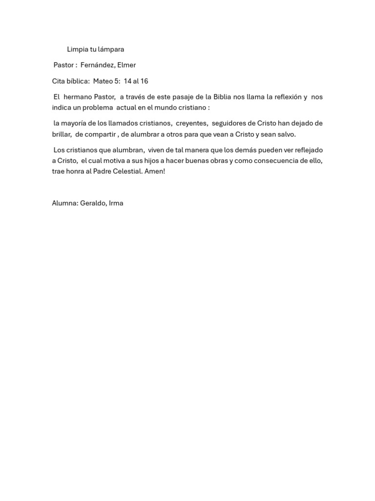 Limpia Tu Lámpara | PDF