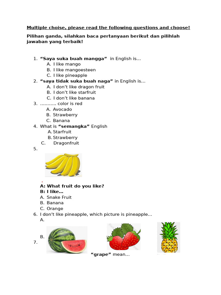 Multiple Choise | PDF