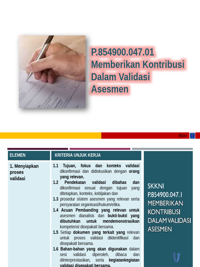 04. MEMBERIKAN KONTRIBUSI DALAM VALIDASI ASESMEN REV2 | PDF