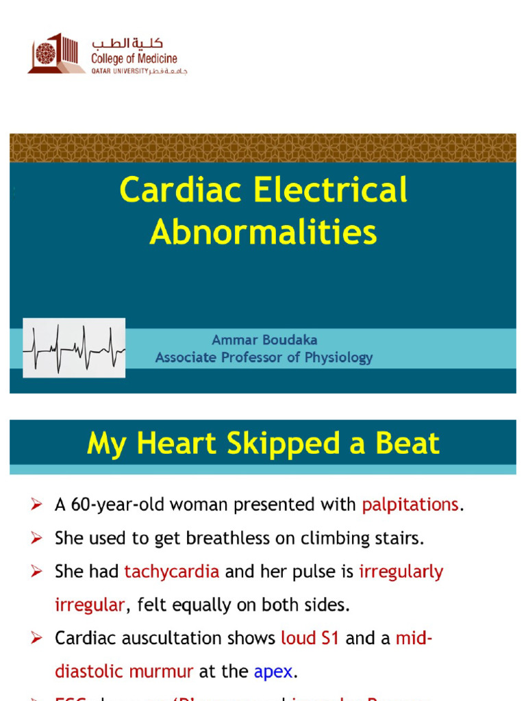 Heart Rhythm Abnormalities Explained | PDF | Heart | Ventricle (Heart)