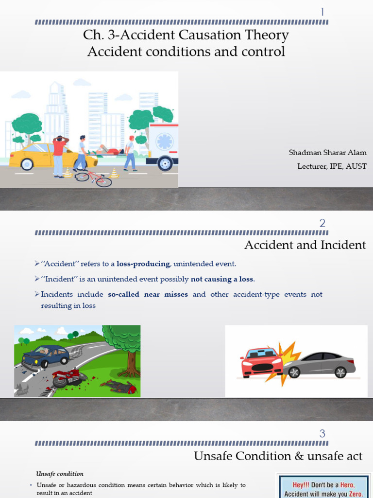 Understanding Accident Causation Theories | PDF | Accidents ...