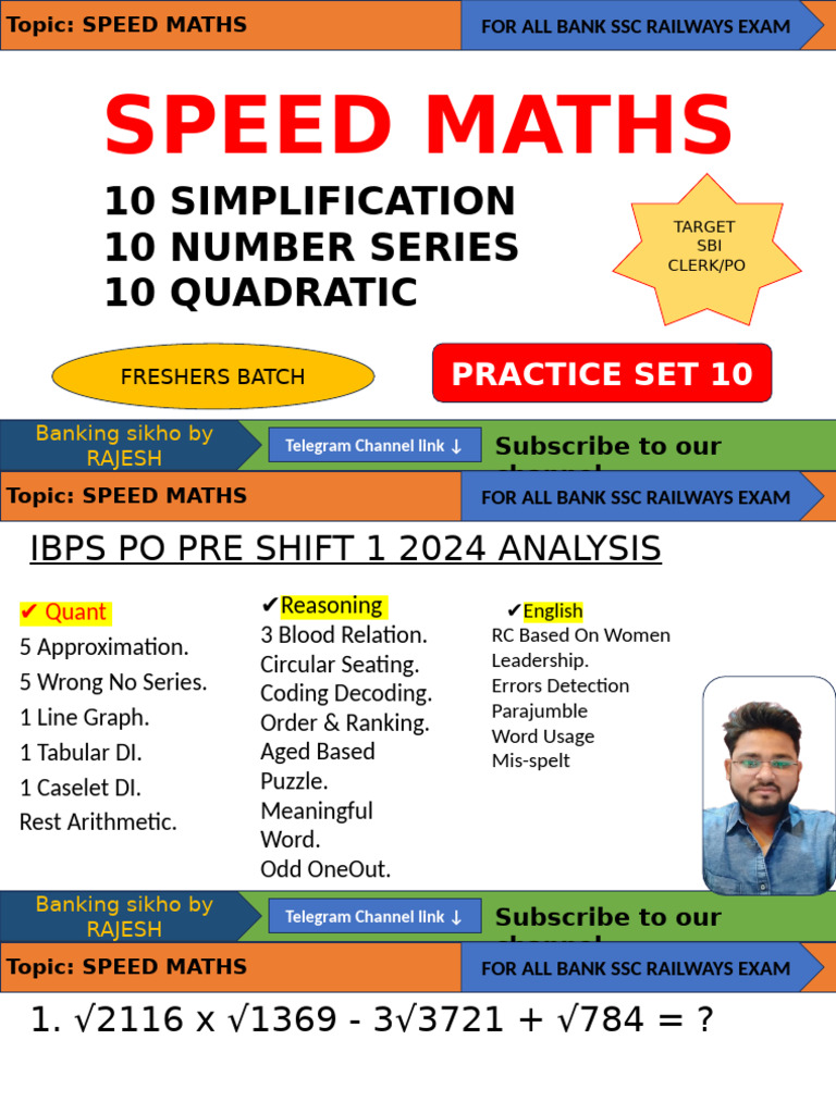 Class 10 Speed Maths | PDF | Chess | Chess Theory