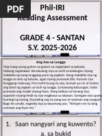 Reading Materials Grade 4 | PDF
