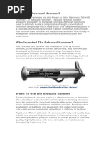 Schmidt Test Hammers Chart | PDF