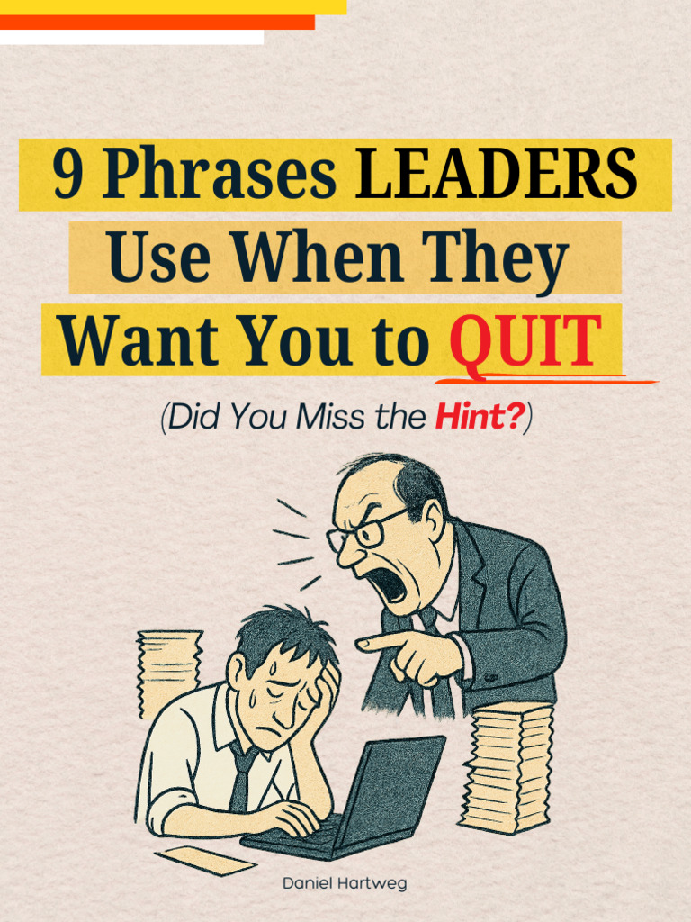 9 Phrases LEADERS Use When They Want You | PDF | Chess | Chess Theory