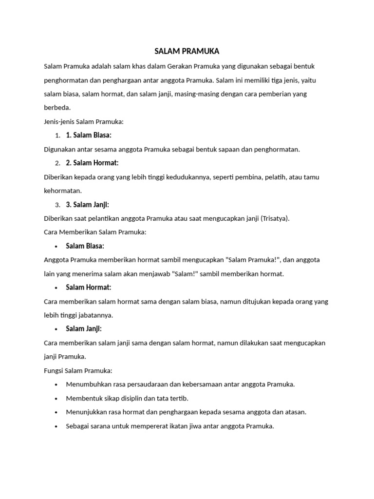Salam Pramuka Pdf