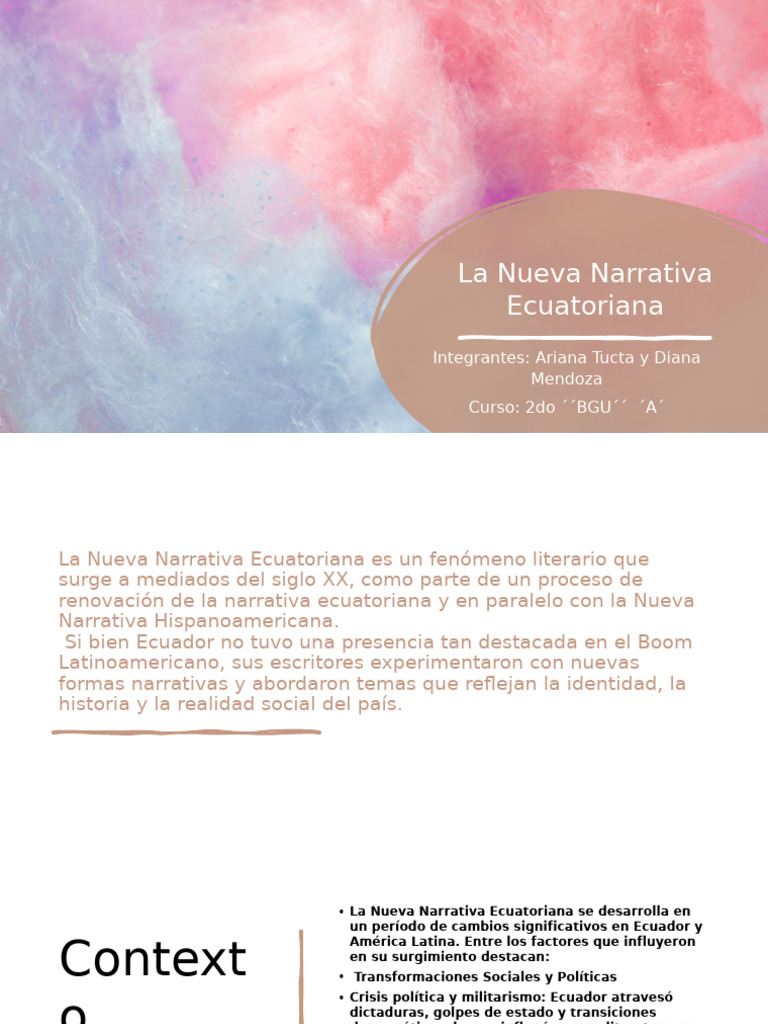 La Nueva Narrativa Ecuatoriana | PDF | Realismo literario | Ecuador
