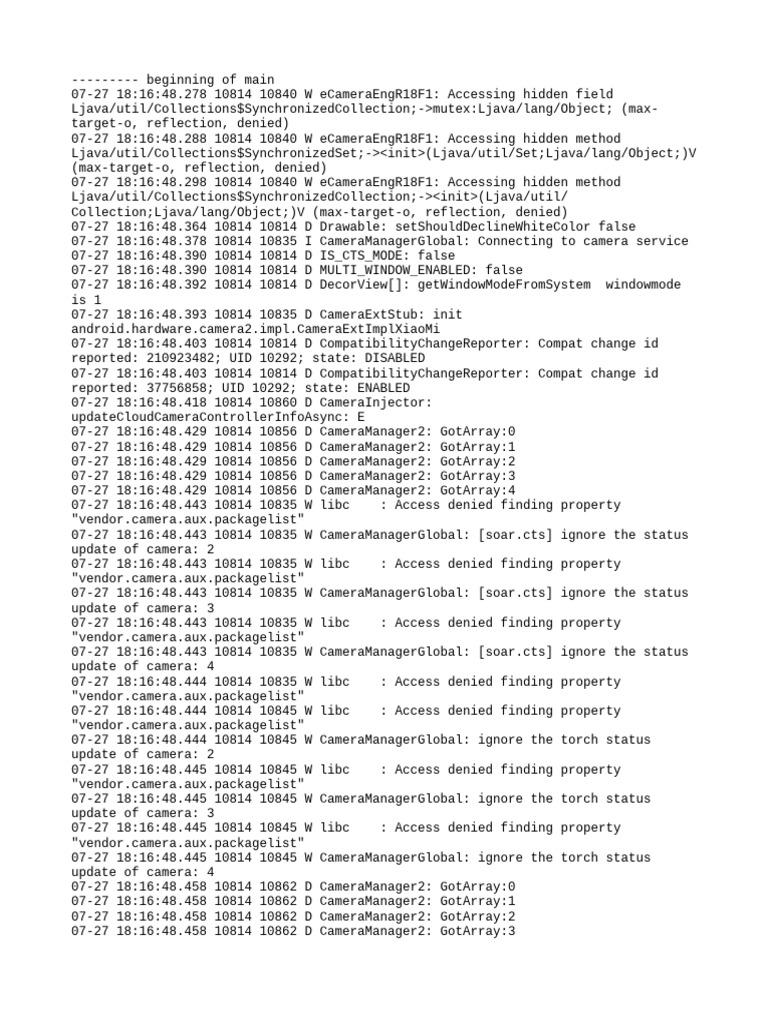 Log Cat 1753615008253 | PDF | Computer Architecture | Computer Programming