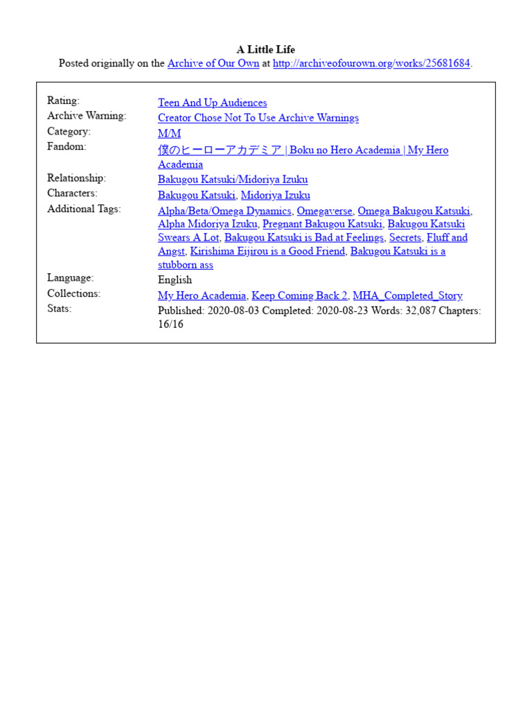 A Little Life | PDF