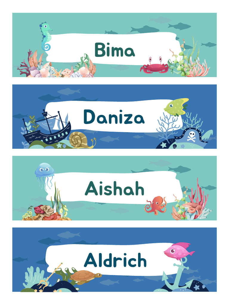 G2A Students' Nickname Labels | PDF