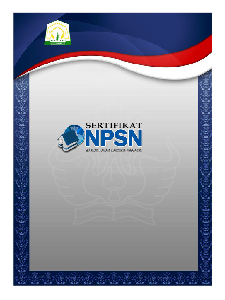 Sertifikat NPSN KB Sinaro Ceria | PDF