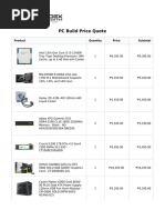 PCworth Product Pricelist | PDF | Computer Hardware | Computer Engineering