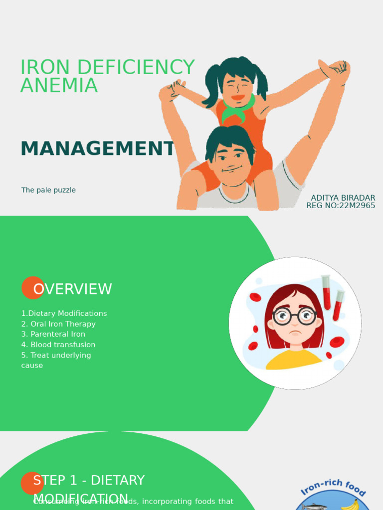 Iron Deficiency Anemia Management Guide | PDF | Anemia | Medical ...