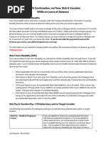 Target Leave of Absence Guidelines | PDF | Sick Leave | Parental Leave
