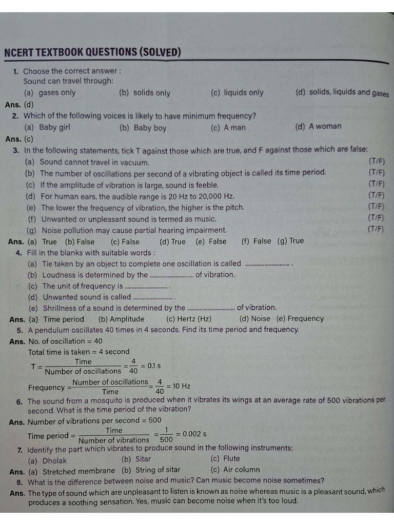 Chapter 5 Sound | PDF