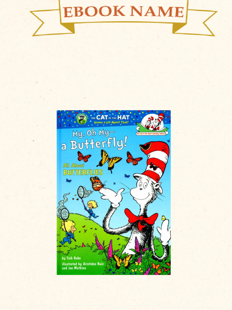 My Oh My A Butterfly All About Butterflies First Edition (Trade) Tish Rabe PDF Download | PDF ...