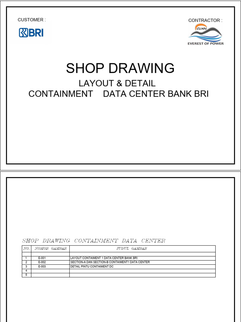 Contaiment 61lt.3 Data Center Bri | PDF