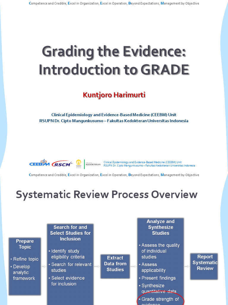 Grading Evidence in Clinical Epidemiology | PDF | Evidence Based ...