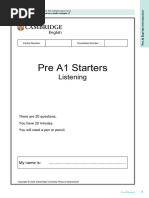 2022 Starters 4 Key | PDF