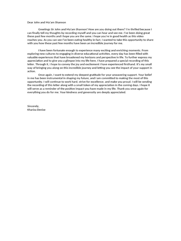 Letter Chining | PDF