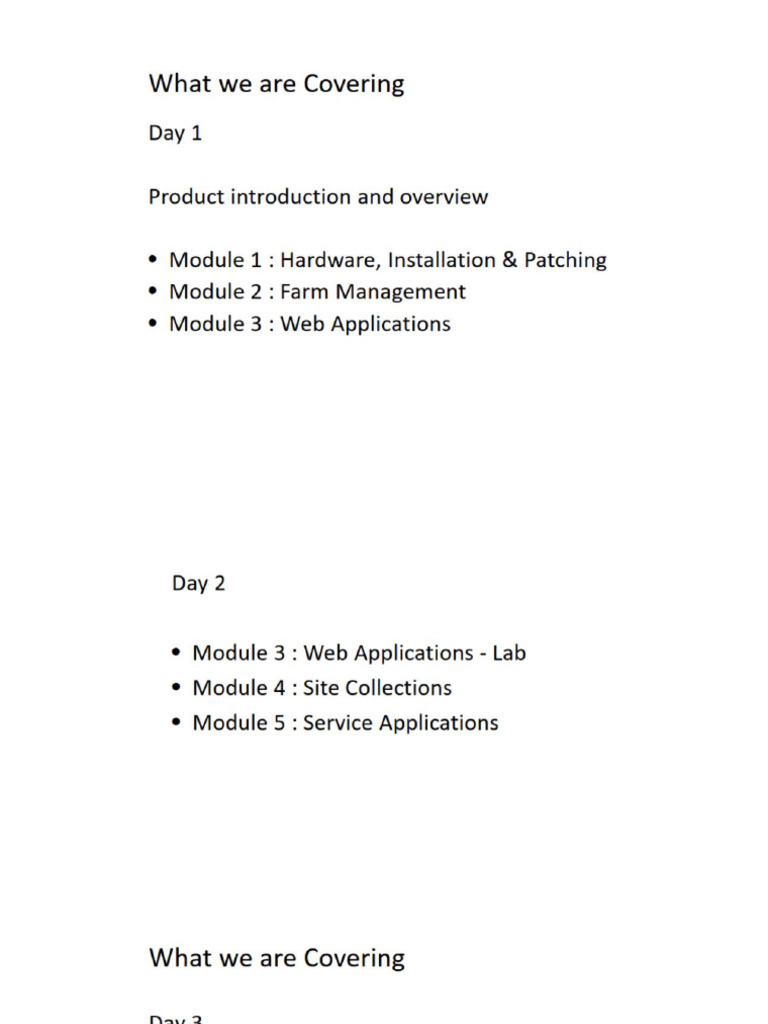 Module 0 | PDF