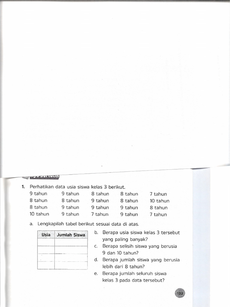 Pengolahan Data Kelas 3 SD-Al | PDF