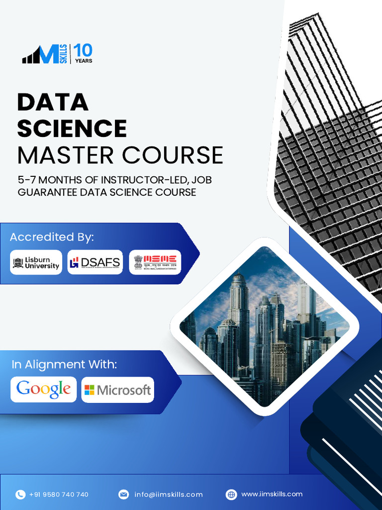 Data Science Course Brochure | PDF | Machine Learning | Linear Regression