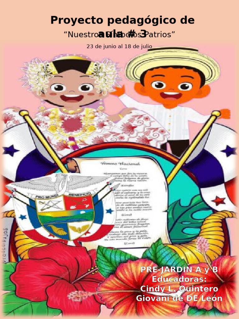 PROYECTO 3 NUESTROS SIMBOLOS PATRIOS P-J A y B | PDF | Percepción ...