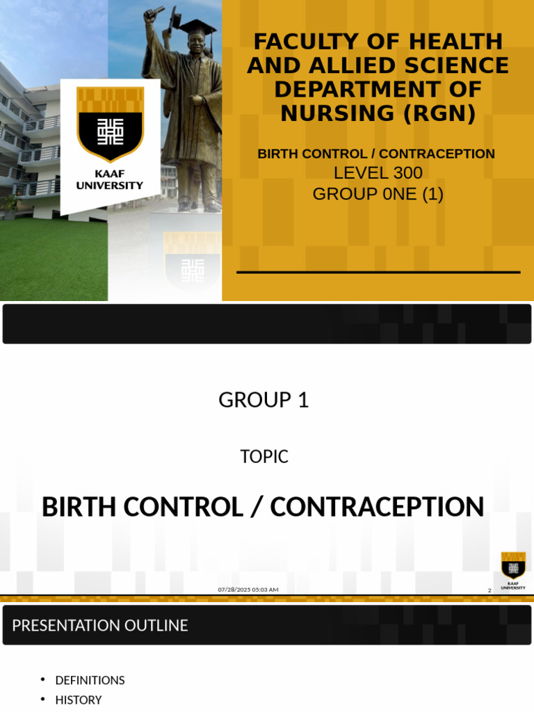 CONTRACEPTIVE | PDF | Birth Control | Family Planning