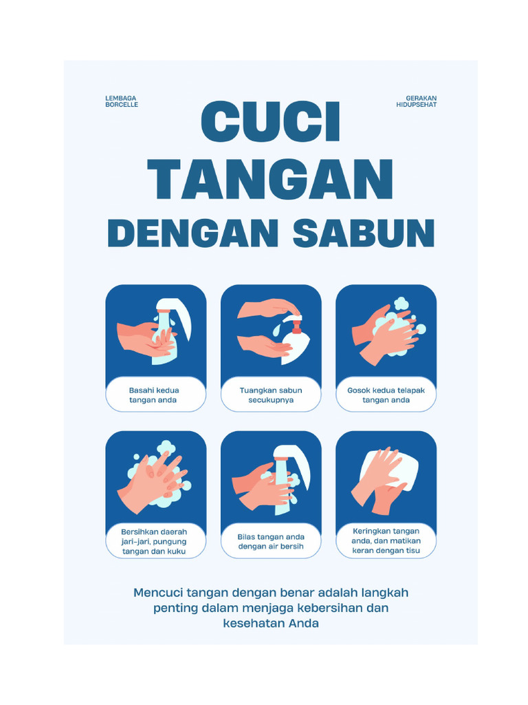 Poster Cuci Tangan | PDF