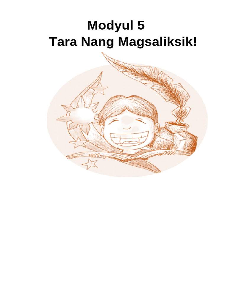 ALS Filipino Module 5.1 Tara Nang Magsaliksik Pagbasa Final Edited PALO ...