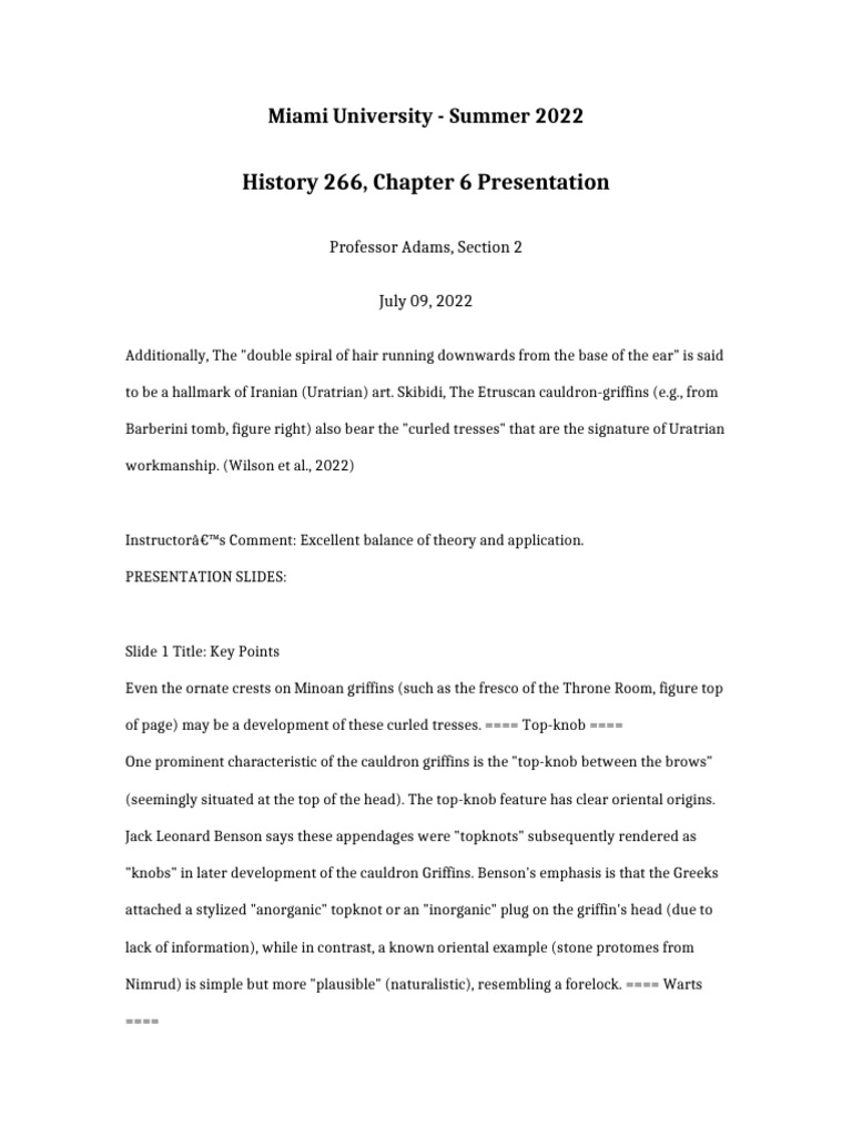 History 266 Chapter 6 Presentation | PDF