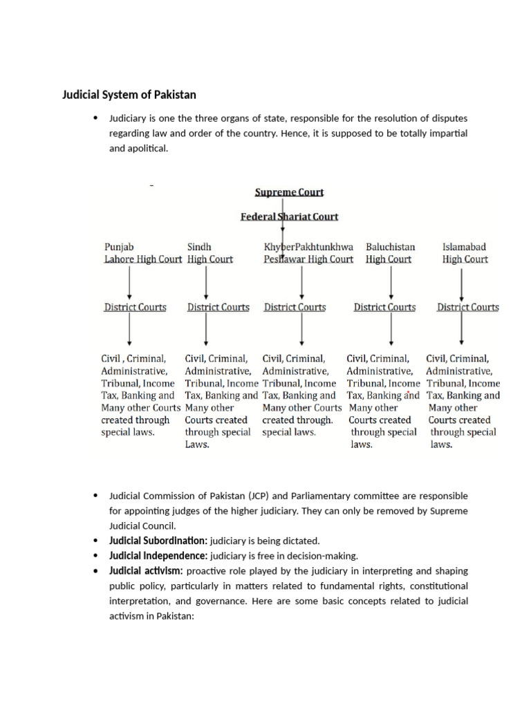 Judicial System of Pakistan | PDF | Judiciaries | Governance