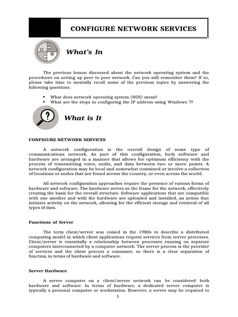 Tle Ict Css 12 Q2 Week 5 8 Sucs Pdf Computer Network Web Service