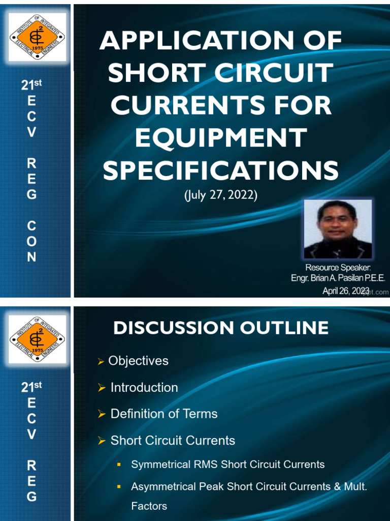 Short Circuit Current Applications Guide | PDF | Electric Motor | Root ...
