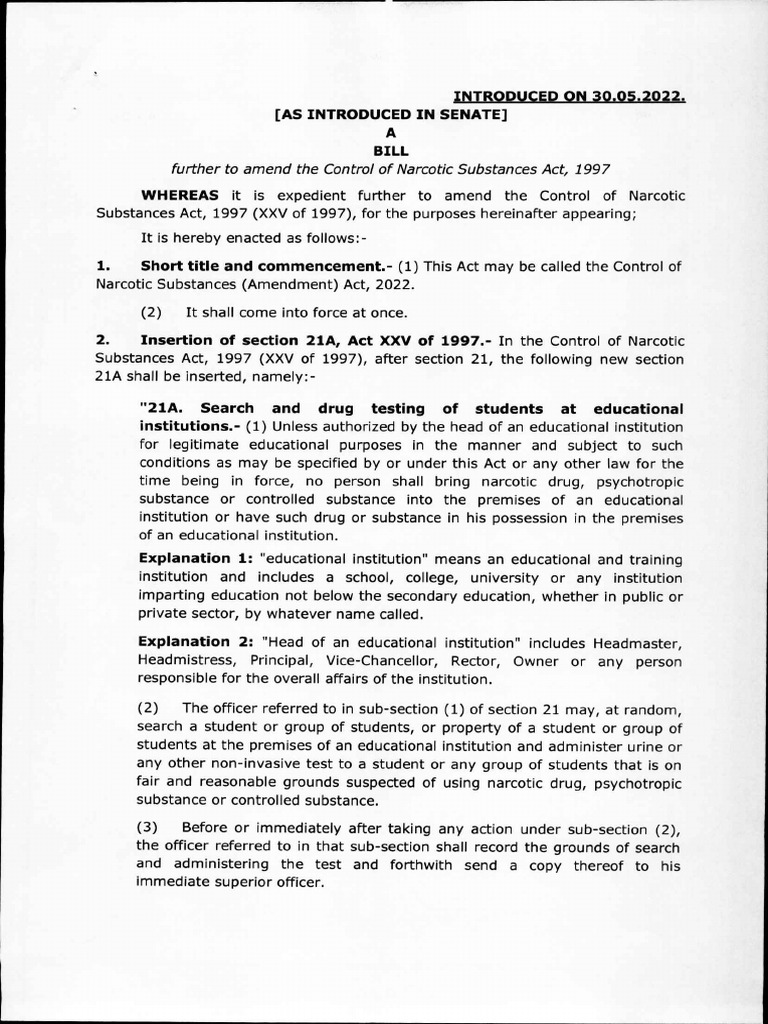 CNSA 2022 Amendments | PDF