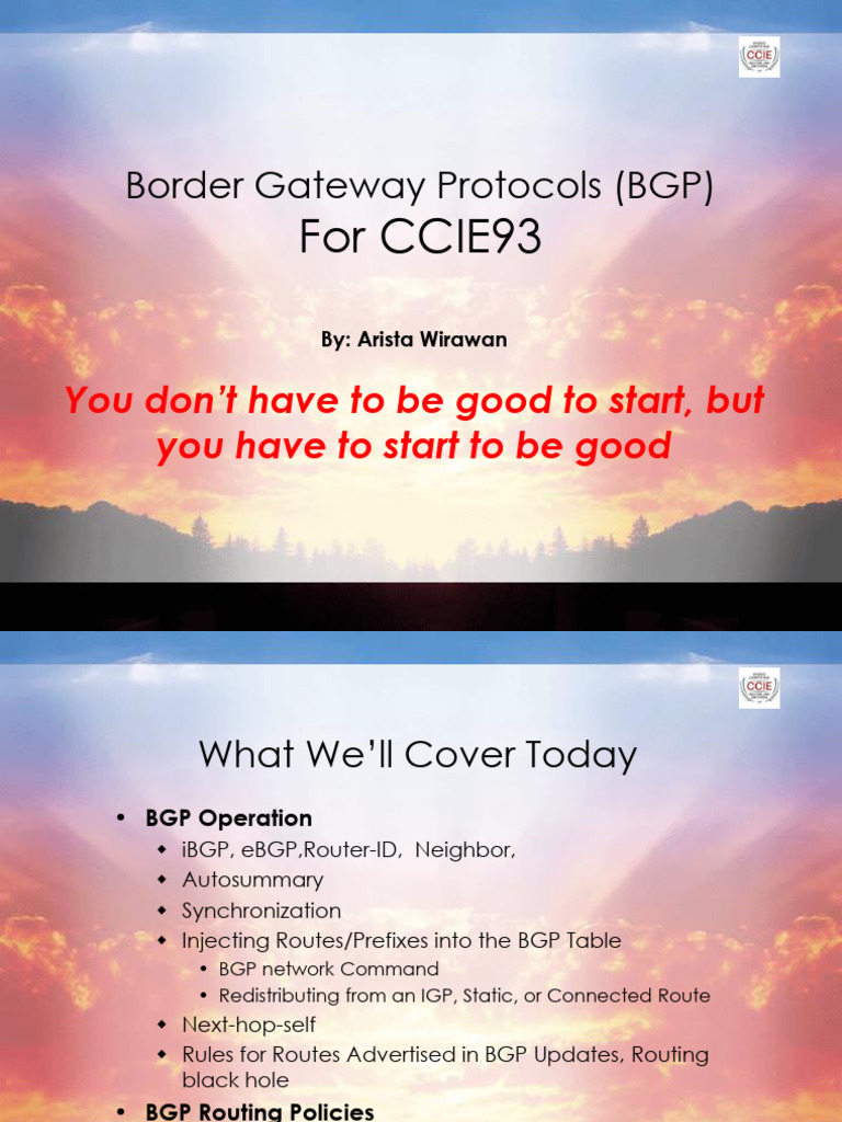 Border Gateway Protocols | PDF | Router (Computing) | Wide Area Network