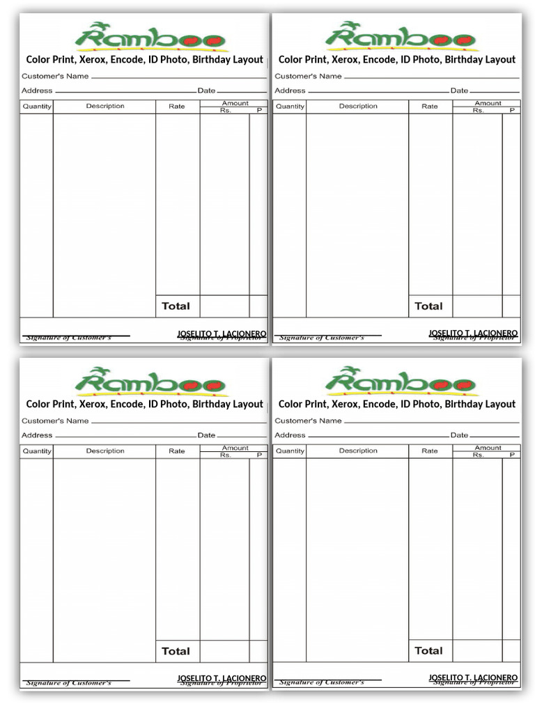 Reciept | PDF