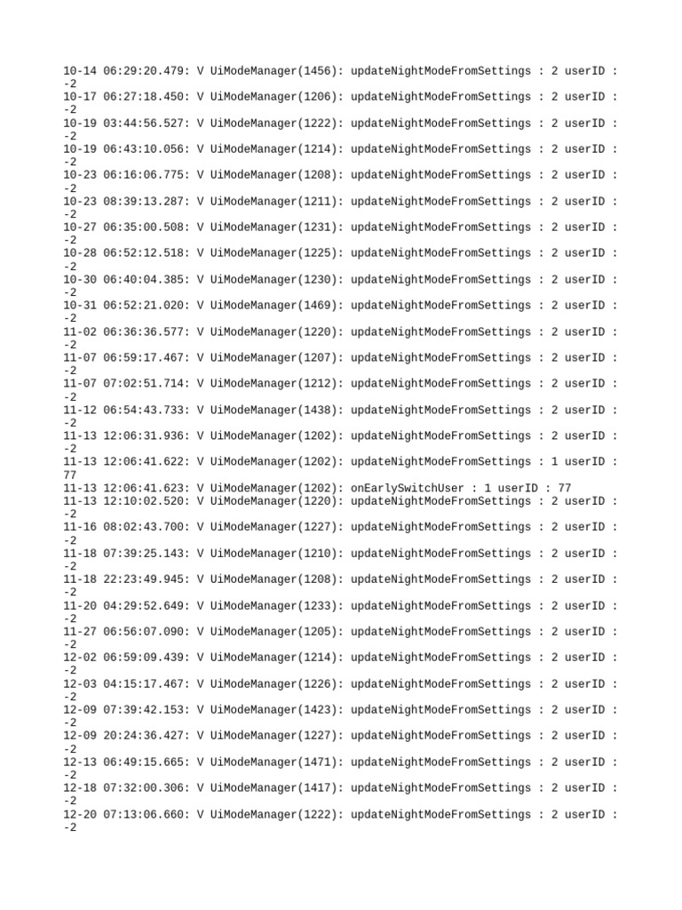 Dark Mode Log1 | PDF