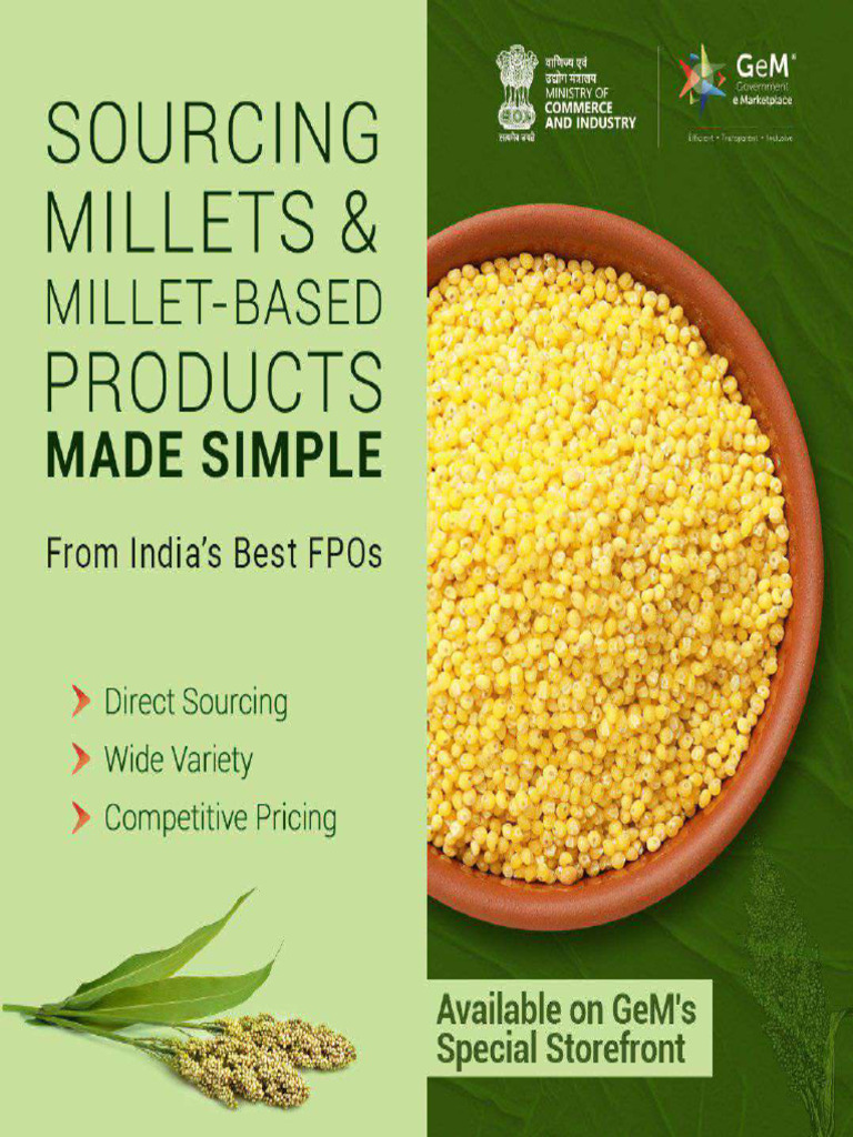 Sourcing Millets & Millets - Based Products Made Simple. | PDF