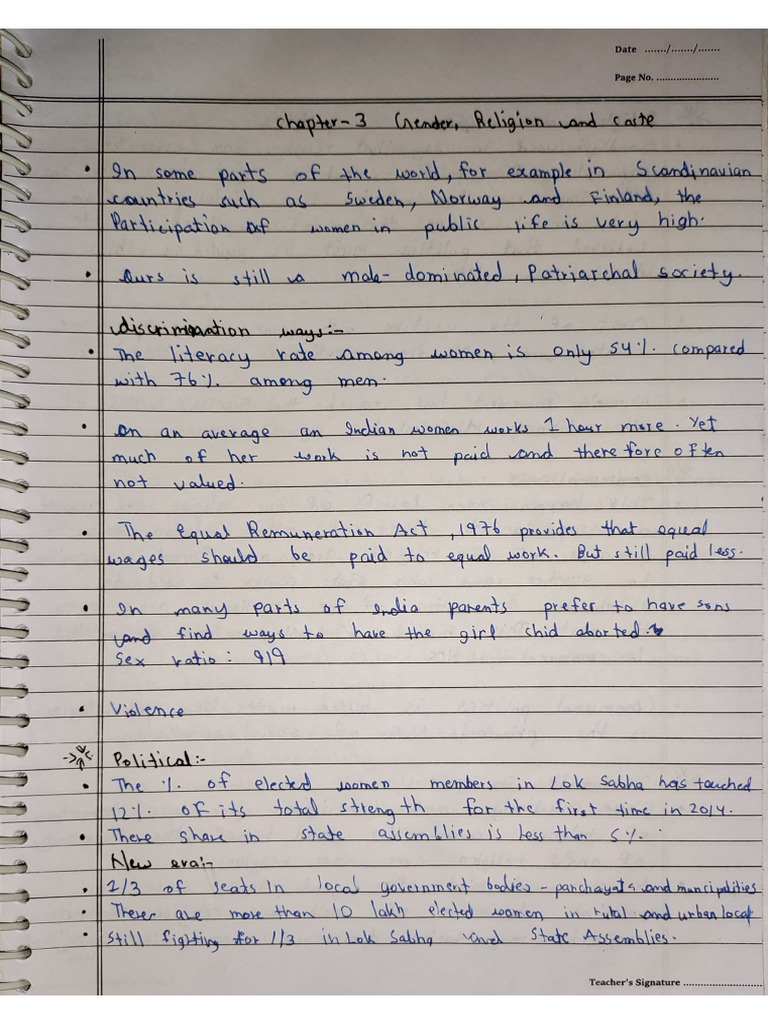 Class 10 Civics Chapter 3 | PDF