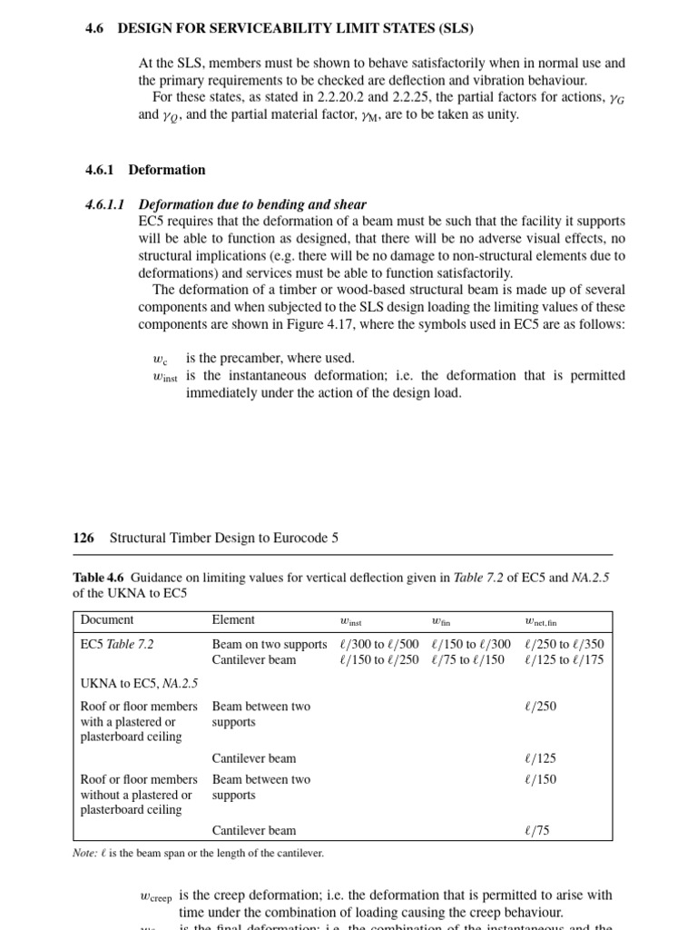Design of Members Subjected To Flexure - SLS | PDF | Bending | Beam ...