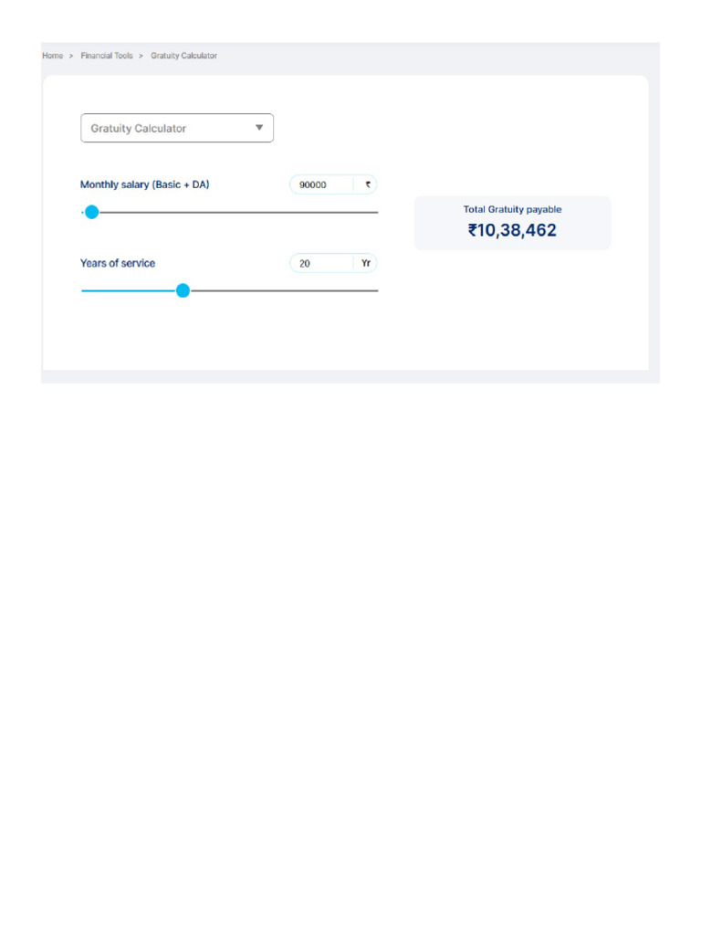 Gratuity Calculator 5 | PDF