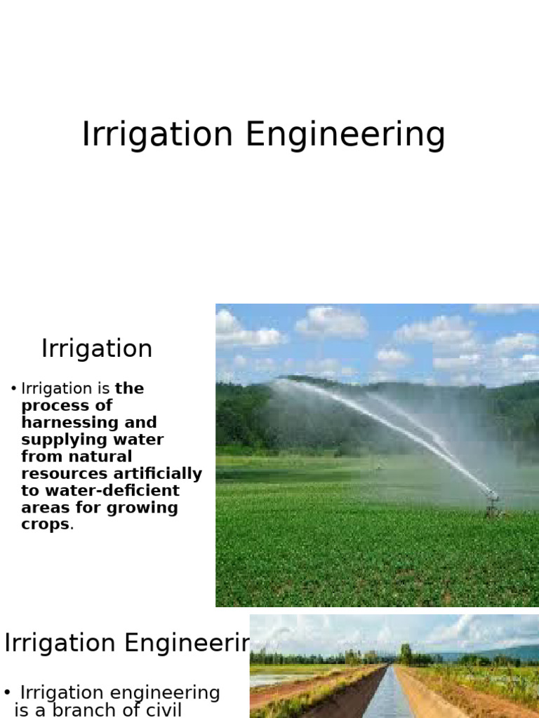 Understanding Irrigation Engineering | PDF