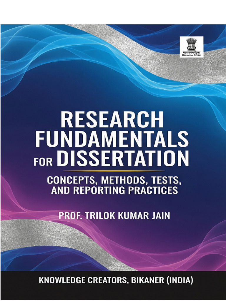 Research Fundamentals For Dissertation: Concepts, Methods, Tests, and ...