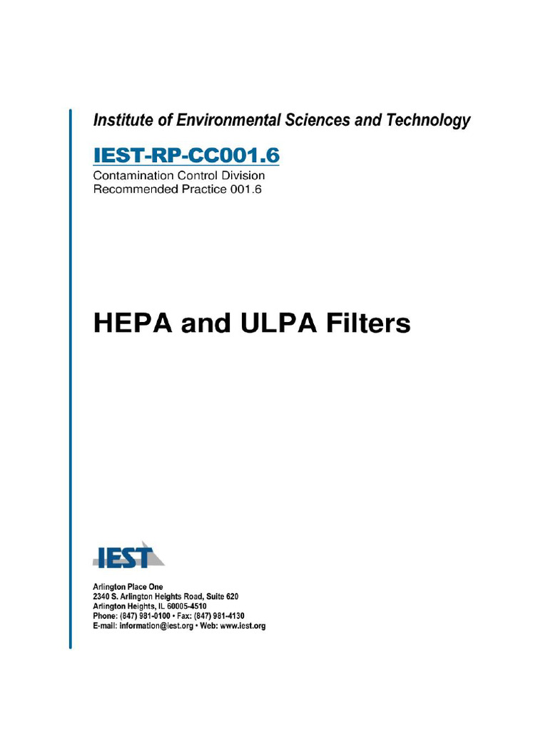 Iest RP-CC001.6 | PDF
